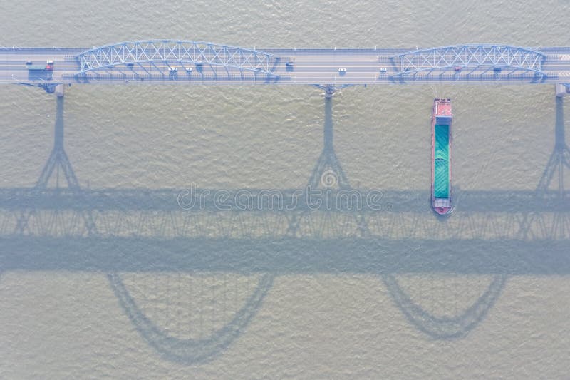 Bridge and shadow stock image. Image of china, infrastructure - 212031055