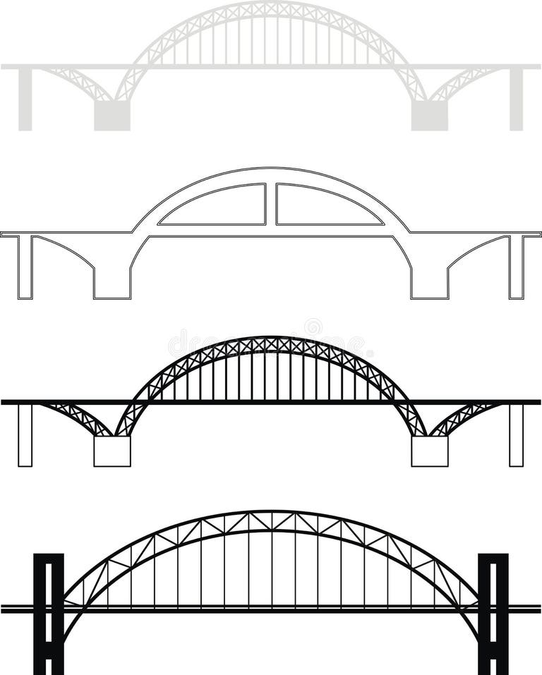 Cartoon Bridge Black White Stock Illustrations – 1,845 Cartoon Bridge ...
