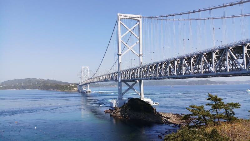 Bridge from the Sky in Japan Stock Photo - Image of blue, island: 137078626