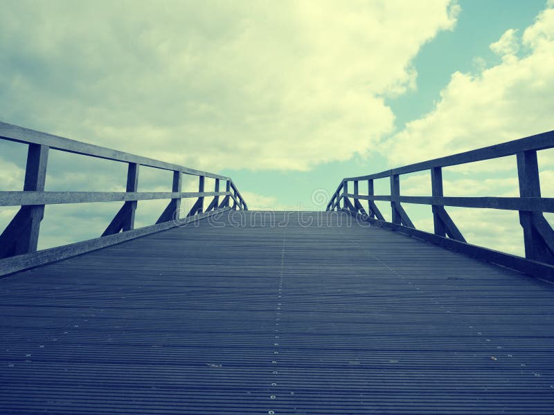 Bridge into the sky stock photo. Image of heaven, horizon - 94555944