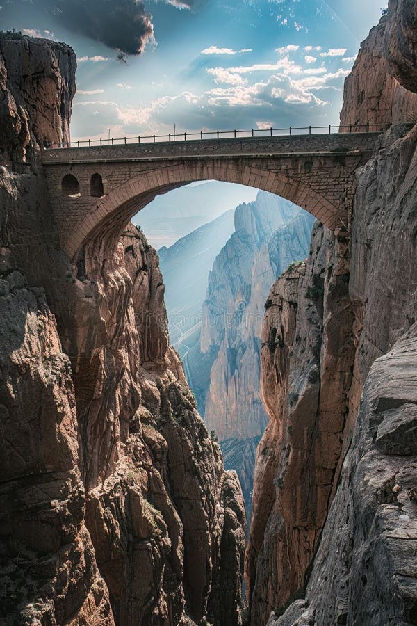 A Bridge Spanning a Chasm Illustrating the Connection between Vision ...