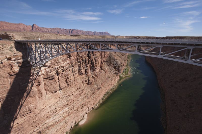 Colorado River Gorge, Flowing through the Desert. Stock Photo - Image ...