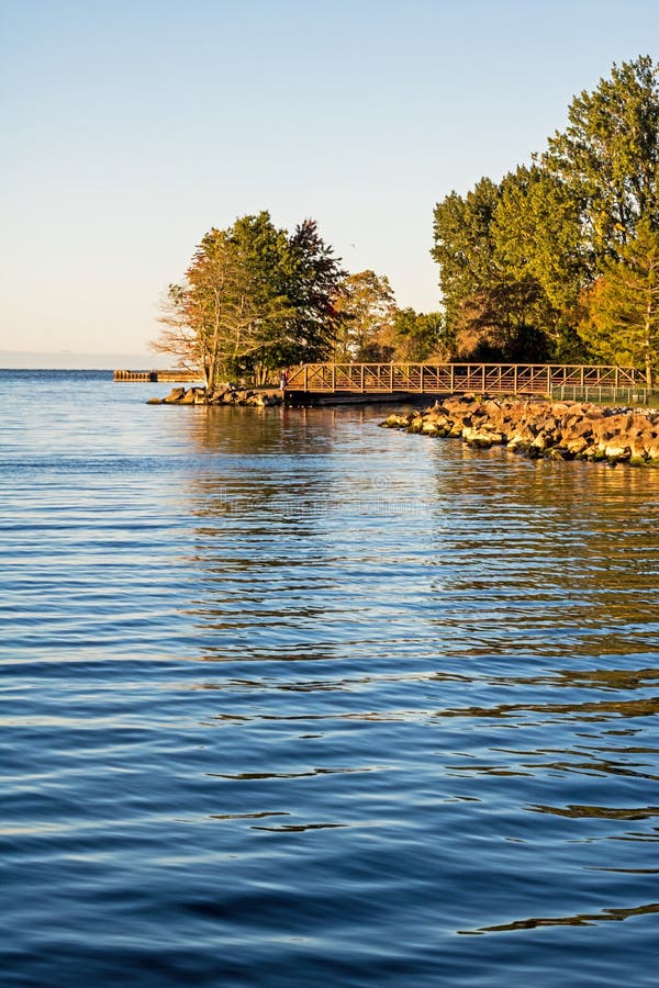 Waterfront Trail at Bayfront Park in Hamilton, Ontario, Canada. Stock ...