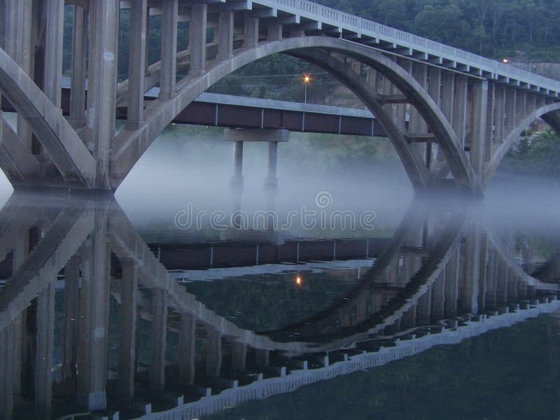Bridge Standing Strong stock photo. Image of cold, morning - 54453330