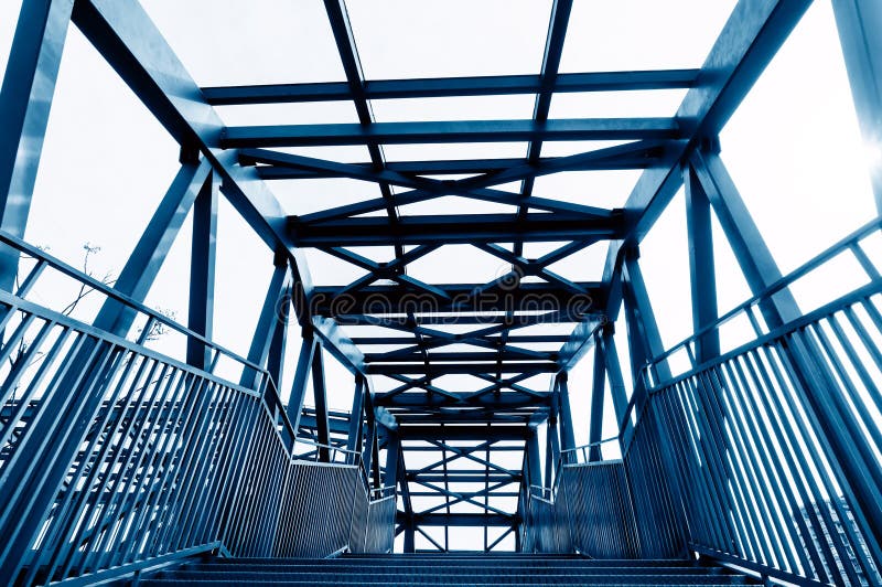 Bridge Steel Structure stock photo. Image of engineering - 79952216