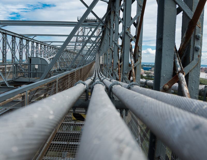 Tension bridge stock photo. Image of pillar, link, mountain - 62284086