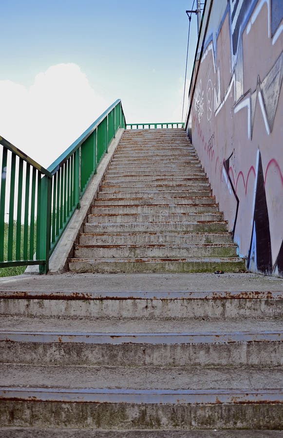 Bridge steps stock image. Image of steps, stairs, steel - 48594221