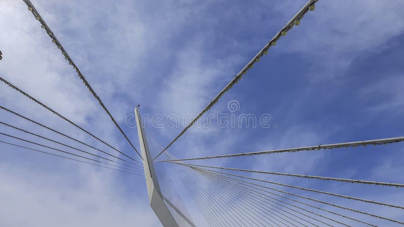 Chords Bridge or or Bridge of Strings in Jerusalem Editorial Stock ...