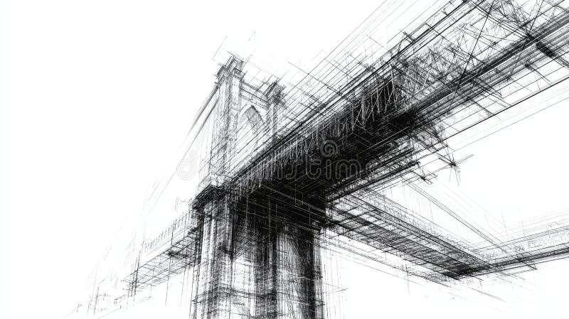 Bridge Structure in Modern Architecture: an Abstract Concept - a Black ...