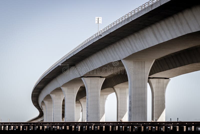 Roosevelt Bridge in Stuart, Florida Stock Image - Image of looking ...