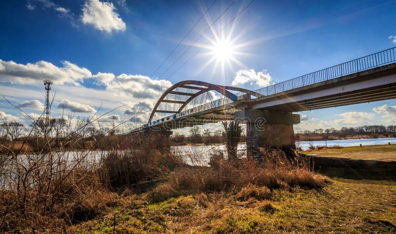 Bridge and sun stock photo. Image of spring, architecture - 38139098