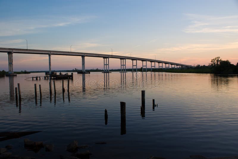 Bridge at Sunset stock image. Image of virginia, high - 26215915