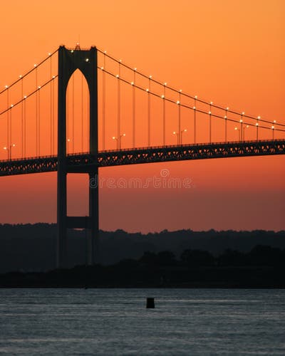 Bridge Sunset stock image. Image of sunset, traffic, island - 544429
