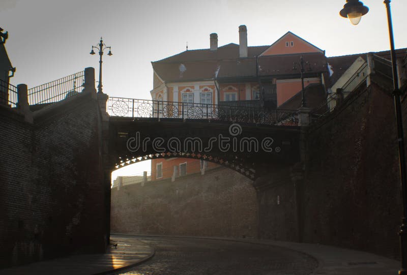 Bridge sunset tunnel stock photo. Image of bottom, bird - 93267762