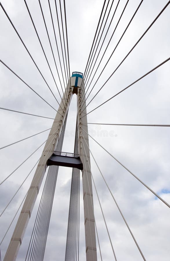 Bridge support stock image. Image of structure, blue, engineering - 7550913