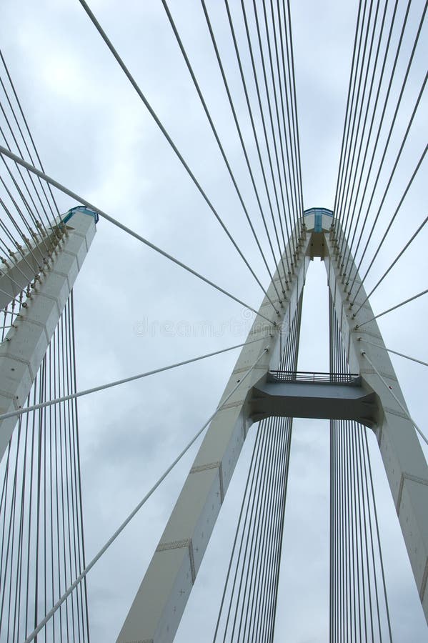 Bridge support stock photo. Image of design, support, clouds - 7550916
