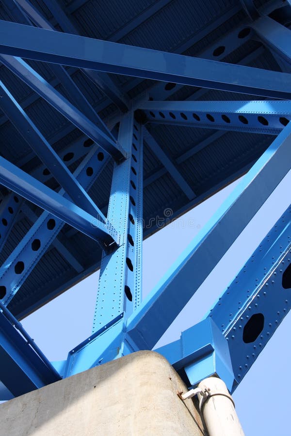 Bridge support beams stock photo. Image of strength, support - 5044016