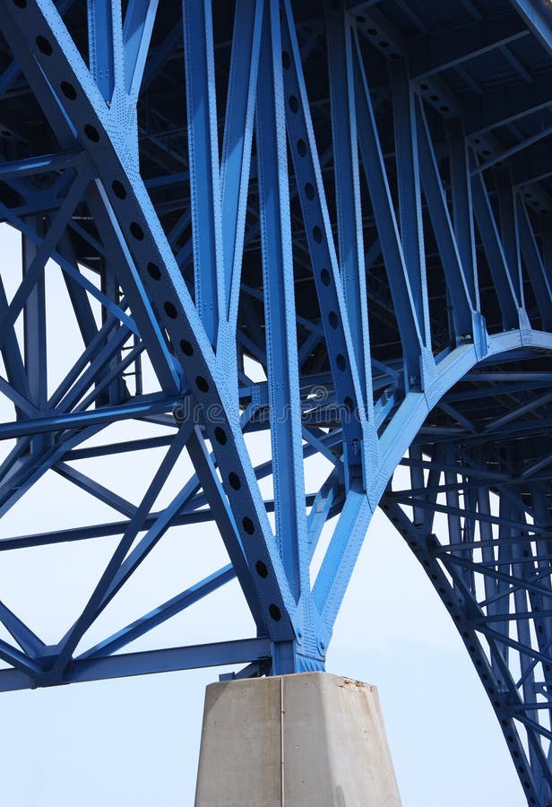 Bridge support beams stock photo. Image of strength, support - 5044016
