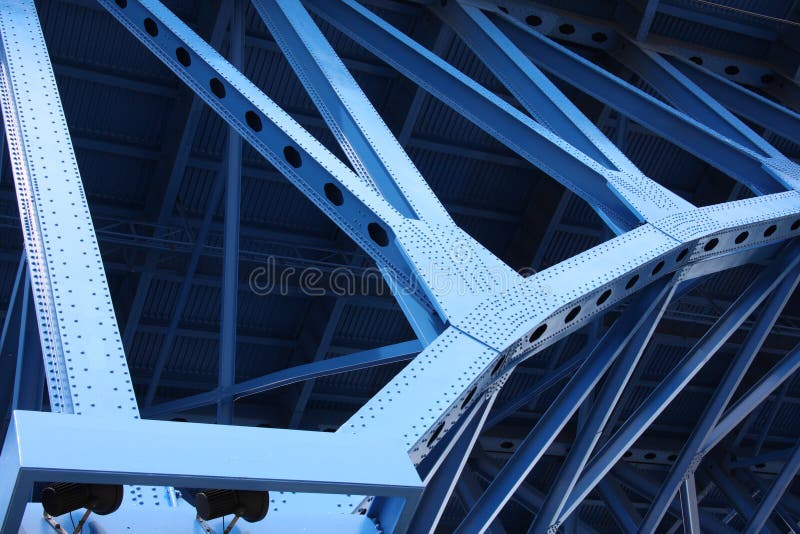 Steel bridge 1 stock image. Image of stable, street, iron - 716719