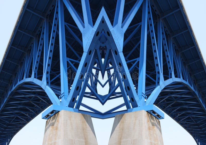 Bridge support beams stock photo. Image of strength, support - 5044016