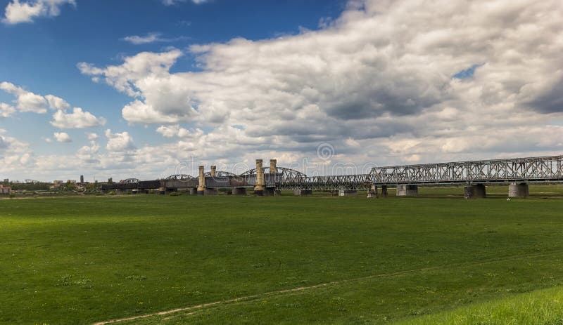 The bridge in Tczew stock photo. Image of monument, europe - 54315882