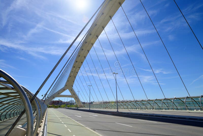 Bridge of the Third Millenium in Zaragoza Editorial Photography - Image ...