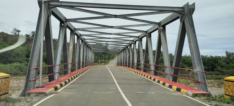 Bridge to atambua stock photo. Image of arch, track - 246656794