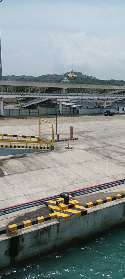 Bridge To Board the Ferry in Port Transportation Stock Image - Image of ...