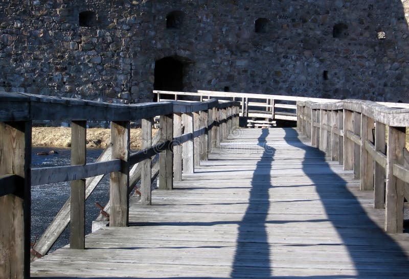 Bridge to the castle stock photo. Image of bulwark, defense - 686906