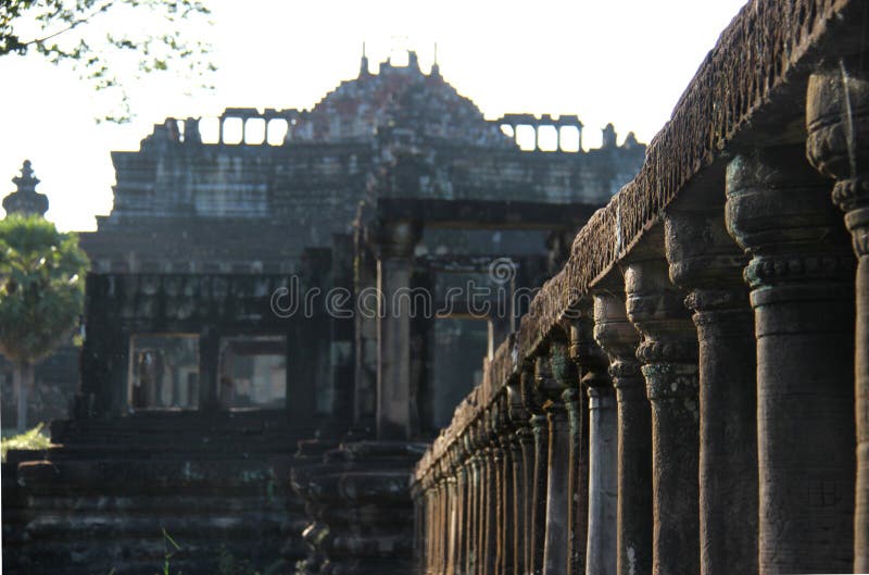 Bridge To Entrance in Temple at Angkor Wat Stock Photo - Image of dance ...