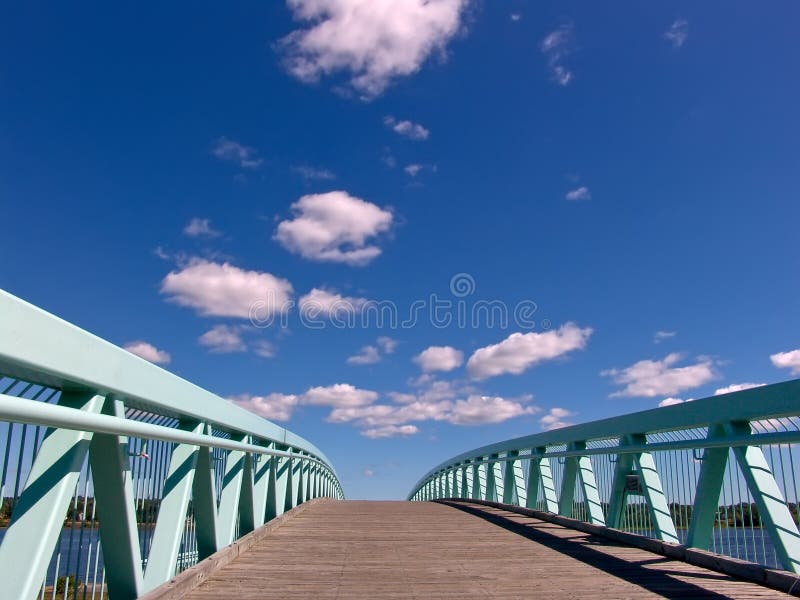 Bridge to the Future stock photo. Image of journey, destination - 11884054