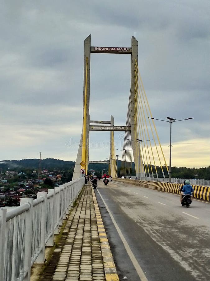 The Bridge To Indonesian Moving Forward To the Future Stock Photo ...