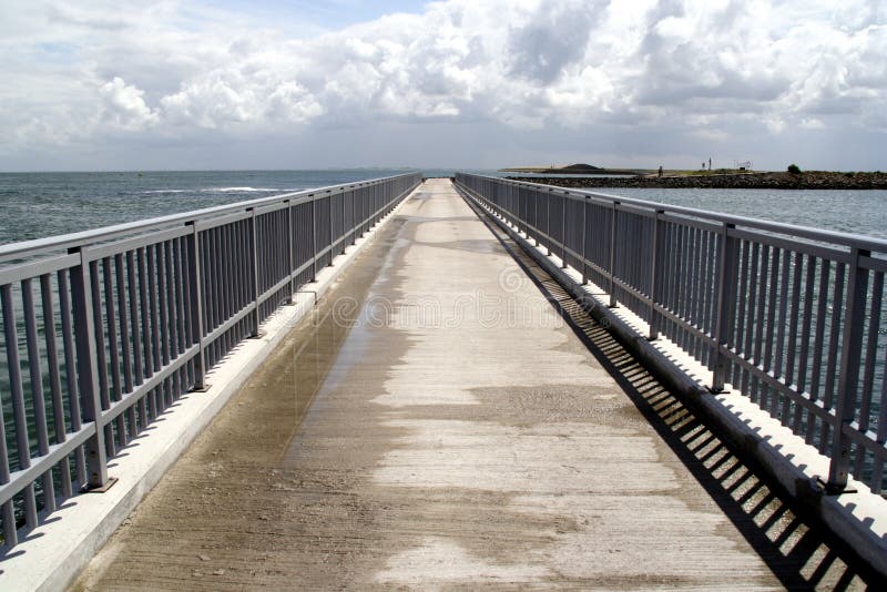 Bridge to infinity stock photo. Image of bridges, ocean - 233838