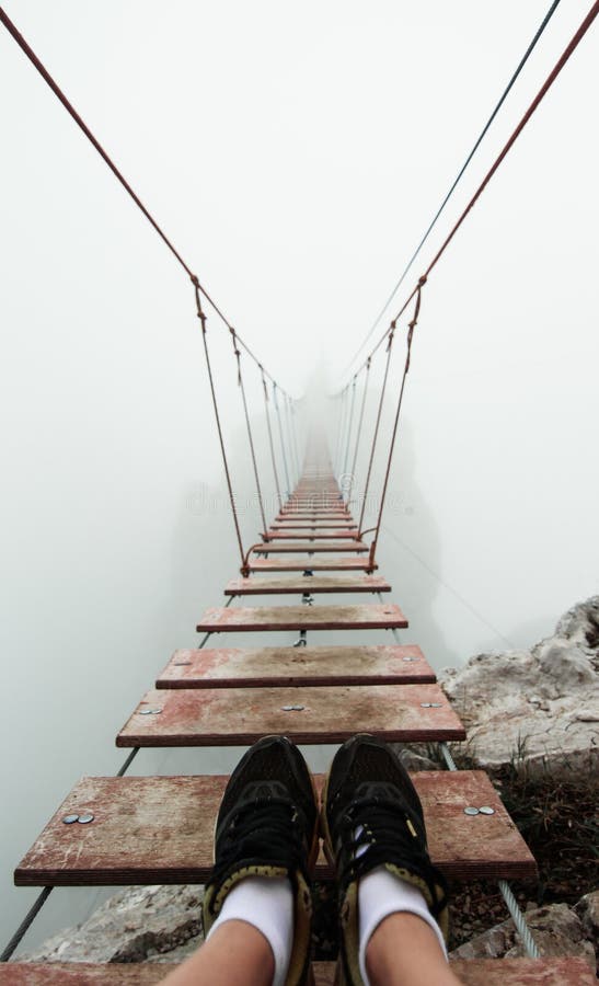 Bridge to infinity stock photo. Image of evening, fear - 87278742