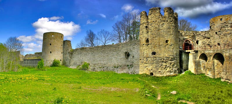 Bridge To Medieval Fortification Stock Image - Image of fort, medieval ...