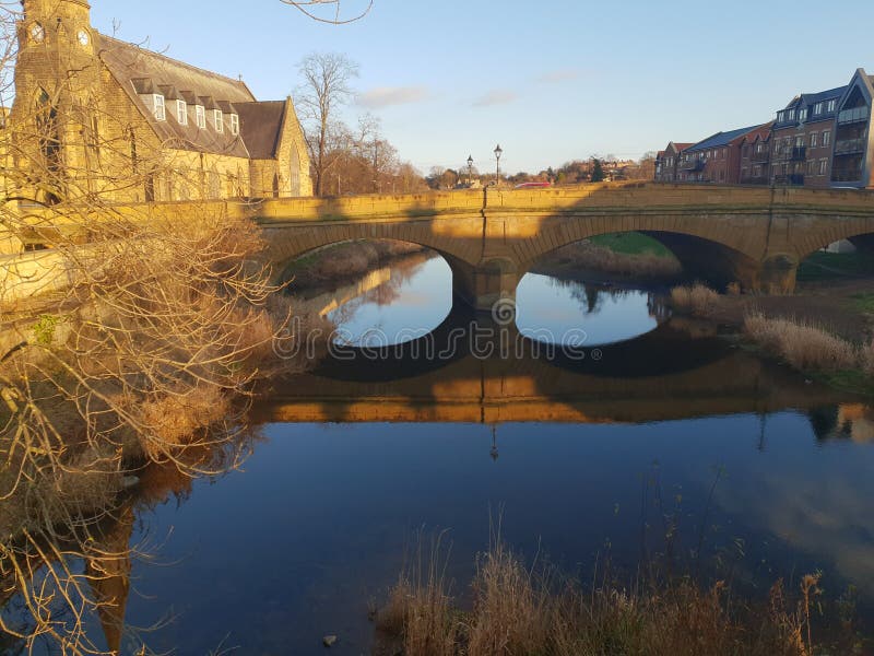 Bridge to bridge stock photo. Image of view, morpeth - 141137444