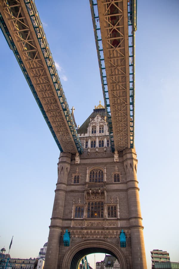 Bridge Tower on Tower Bridge in London Editorial Image - Image of ...