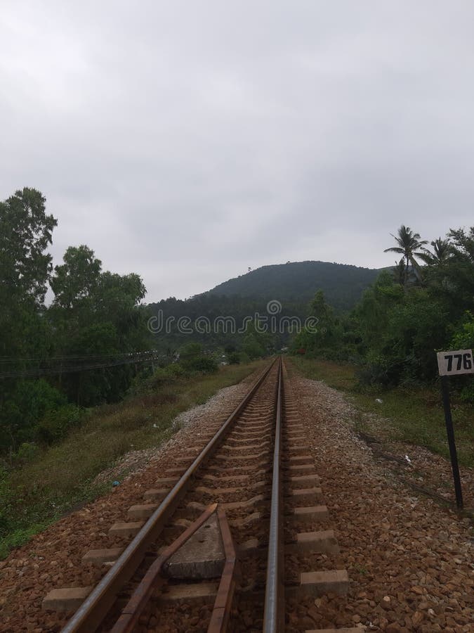 Bridge and Train Line and Sky Wallpaper Stock Photo - Image of line ...