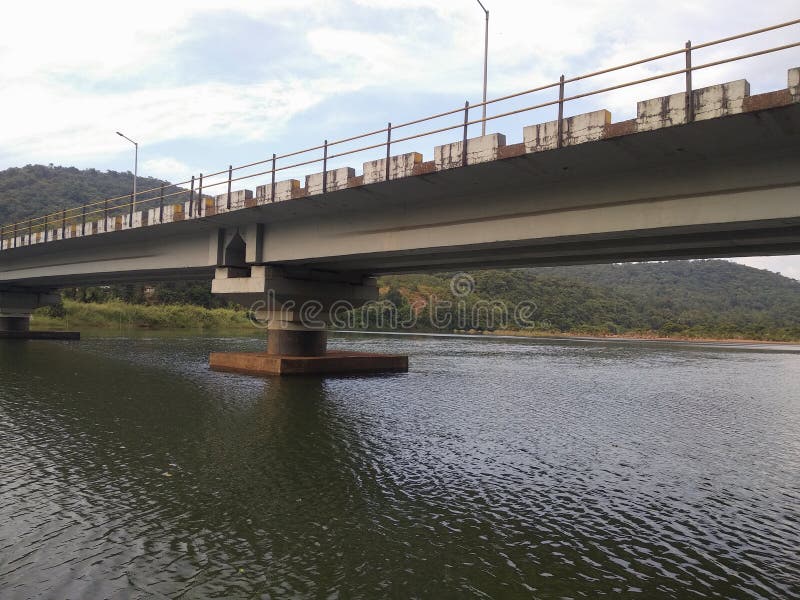 Bridge on the river stock image. Image of bridge, transportation ...