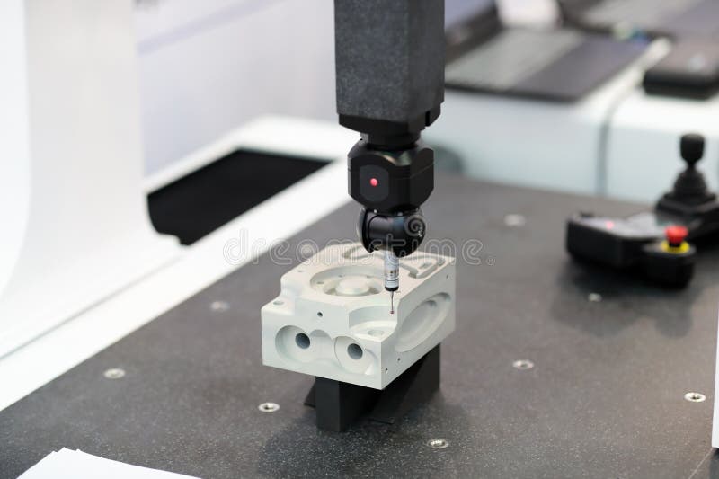 Bridge Type Coordinate Measuring Machine Stock Image - Image of ...