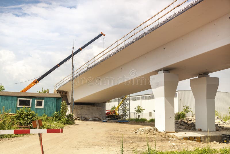 Bridge under construction stock photo. Image of built - 25174544