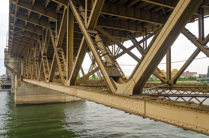 Bridge Underside stock image. Image of metal, engineering - 32273019