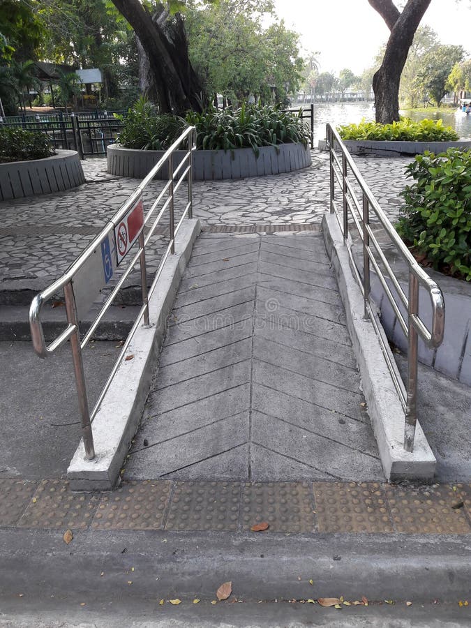 Bridge Up and Down in the Park Stock Image - Image of green, beautiful ...