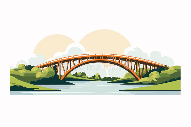 Bridge Vector Flat Minimalistic Asset Isolated Vector Style ...