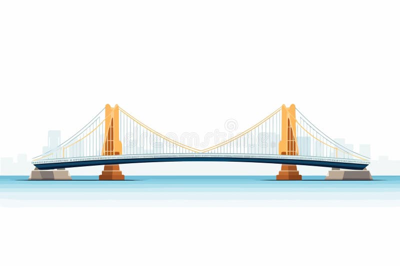 Bridge Vector Flat Minimalistic Asset Isolated Vector Style ...