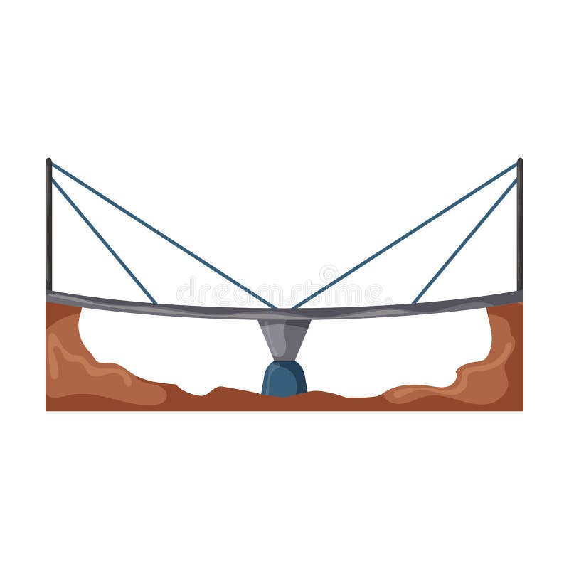 Bridge Vector Icon.Cartoon Vector Icon Isolated on White Background ...