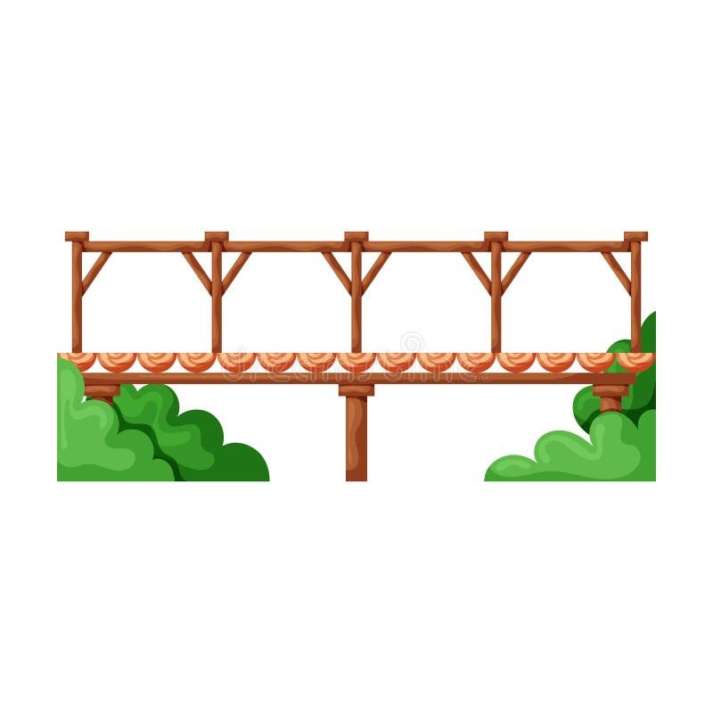 Bridge Vector Icon.Cartoon Vector Icon Isolated on White Background ...