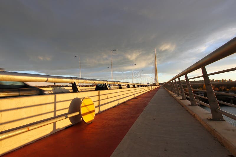 Bridge walkway stock image. Image of path, protective - 28129449
