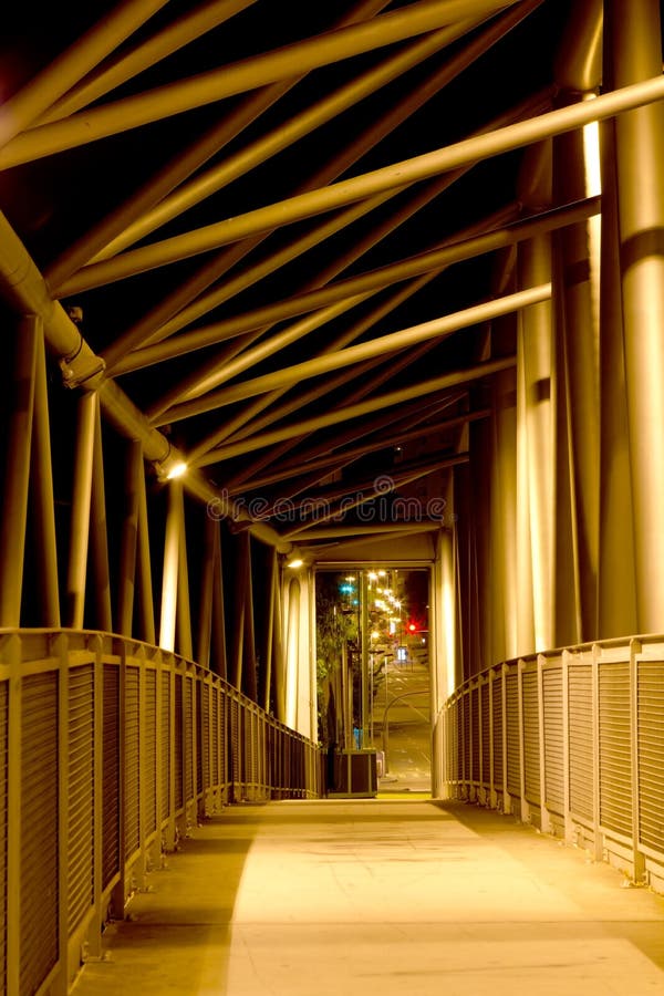 Bridge walkway stock photo. Image of guardrails, composition - 32858272