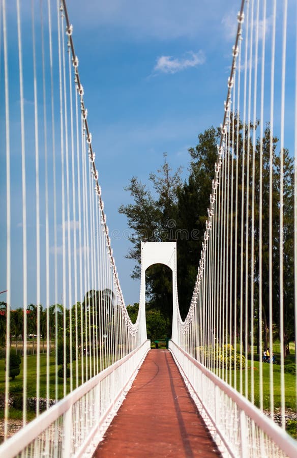 Bridge stock image. Image of tree, suspension, architecture - 32584735